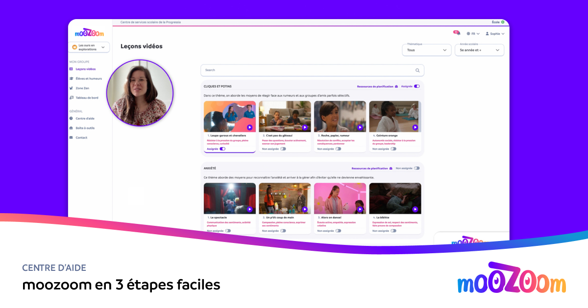 moozoom en 3 étapes faciles | Centre d'aide